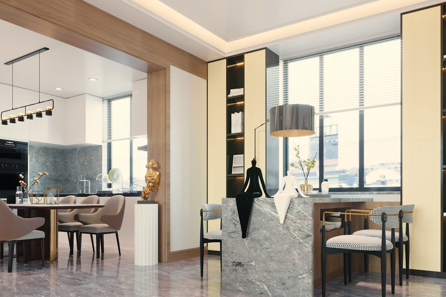 Contemporary Dining Living Room Design Ideas 19 Glamorous Modern